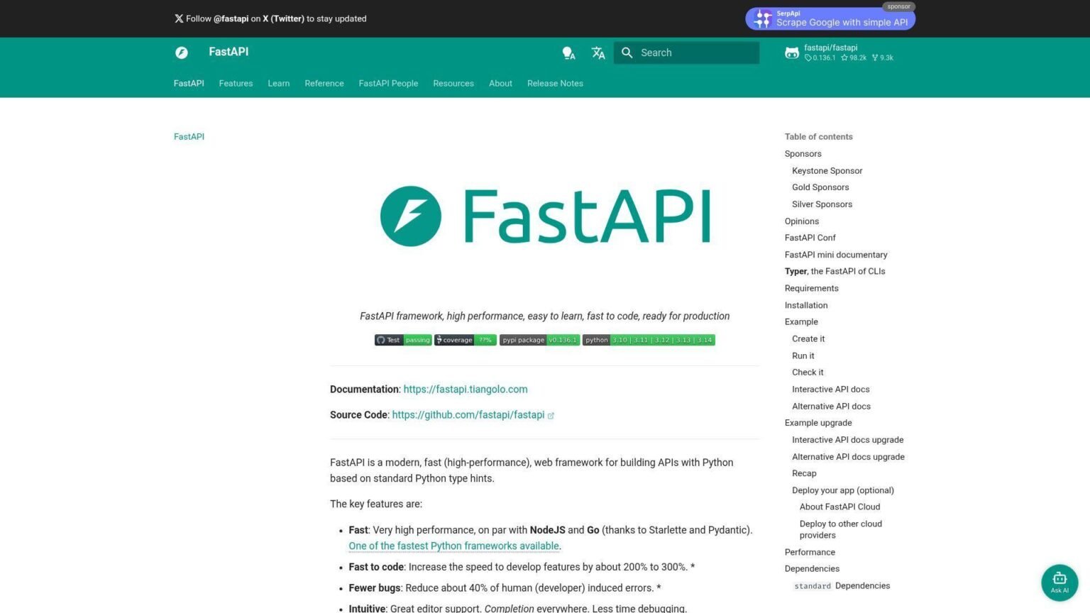 Top 20 Python Frameworks for Web, APIs, Data and AI Projects